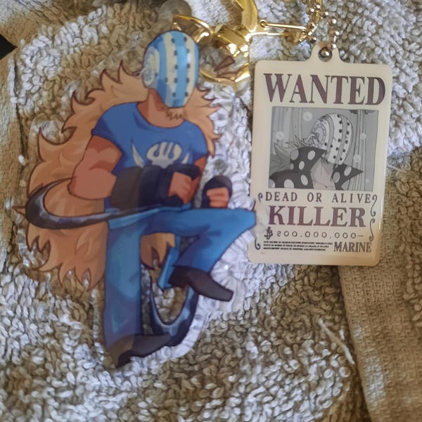 One Piece Portgas D. Ace Keychain - Etsy