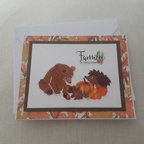 It's Looking Like Spring. A Handmade Note Card That is Blank on the ...