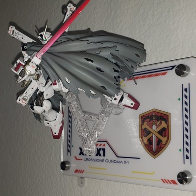 Premium Large Gunpla Acrylic Display Base With Standoffs 1/100 and 1/ ...