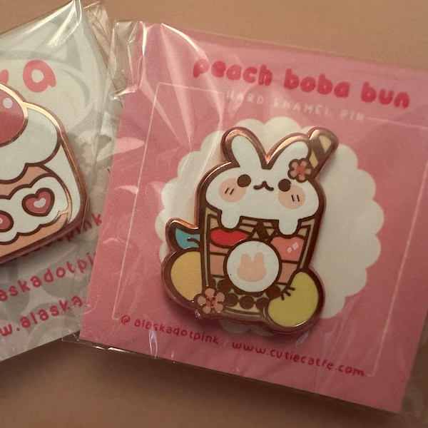 Strawberry Bunny Shortcake | Cute Bunny Pin, Kawaii Pins | 1.5" Hard ...