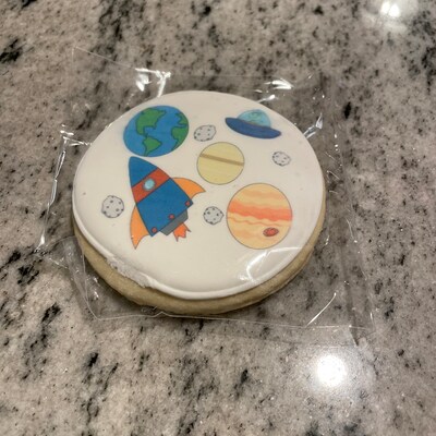 Astronaut Space Themed Rocket Cookies Themed Birthday Event Sugar ...