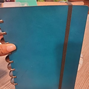 Leather Personalized Discbound Planner Cover - Etsy