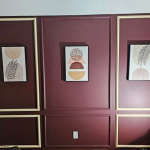 Wall Molding Package Ready to Assemble, Pre-cut Factory Primed, Nested ...