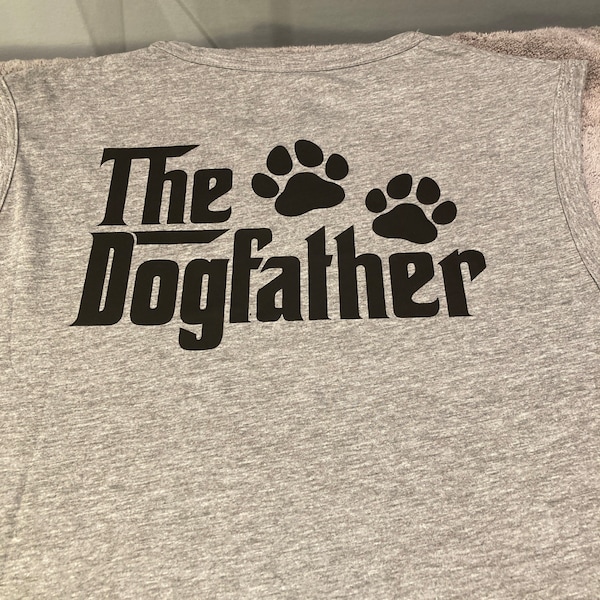 The Dogfather Svg, Dog Dad Png, the Dog Father Svg, Doggo Dad Png, Paw ...