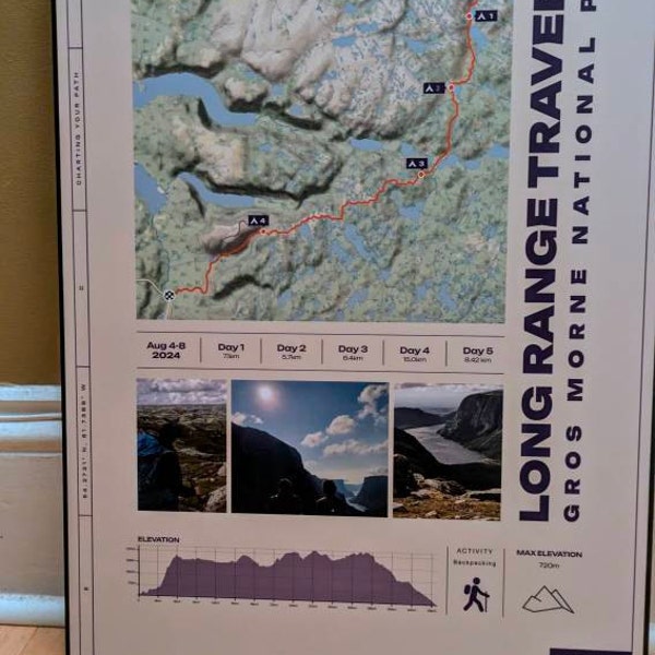 Personalised Custom Trail Map Posters, Any Location, Change Text ...