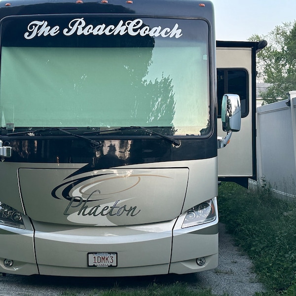 Custom Reflective Vinyl Lettering Decal Sticker Car Van Truck Trailer ...