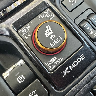 Eject Button Decal, Car Decal, Eject Passenger Button, Blank Button ...