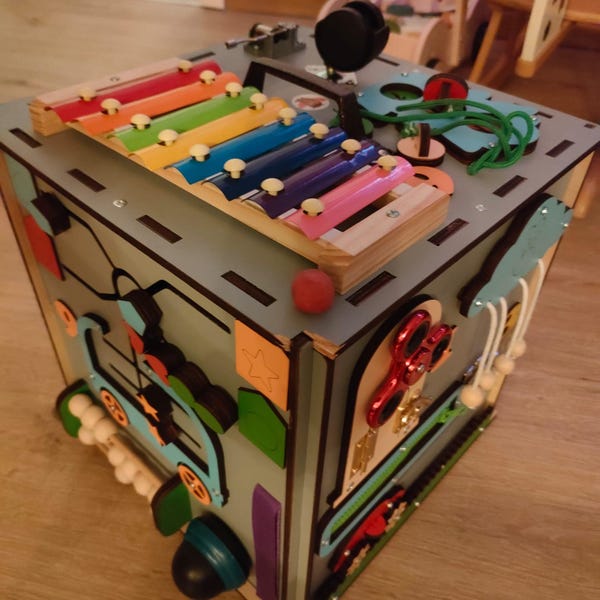 Busy House With Storage, Busy House With Name, Busy House for Kids ...