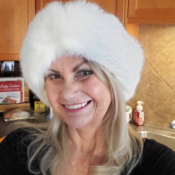 Arctic White Fox Fur Luxury Stylish Ski Headband - Etsy