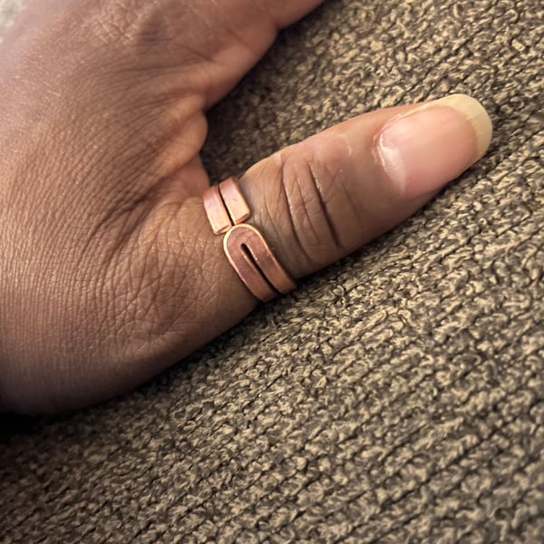 Textured Copper Band Rings Pure Copper Rings Arthritis Rings Gift Rings ...