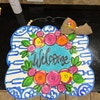 Spring Wood Door Hanger, Summer Wood Door Hanger, Bright Cheery Door ...