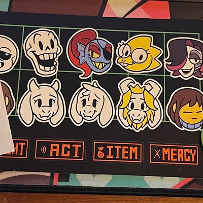 Undertale Sticker Sheet - Etsy