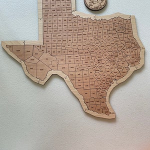 Alabama State Puzzle, Laser Cut Wooden State Map Jigsaw Puzzles, County ...