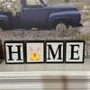 Interchangeable Home Sign, Block Sign, Farmhouse Decor, Rustic Decor ...