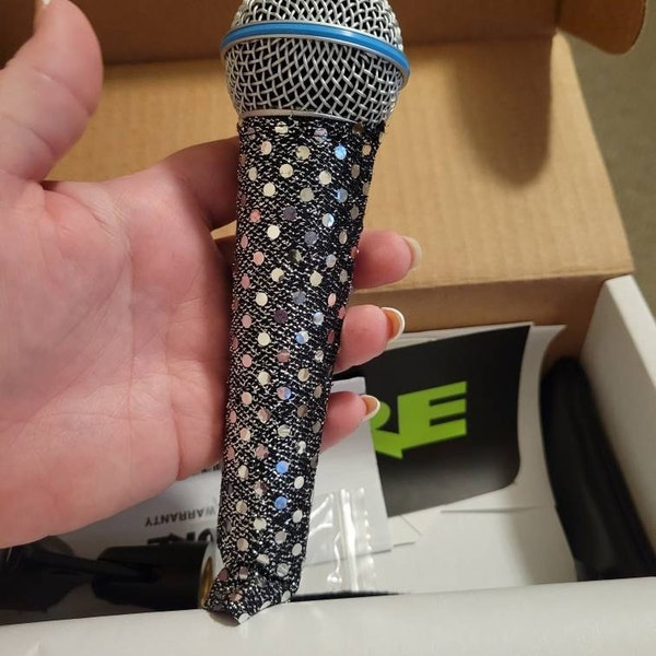 MICROPHONE COVER SKINS (metallic) for Cordless Microphones - Etsy