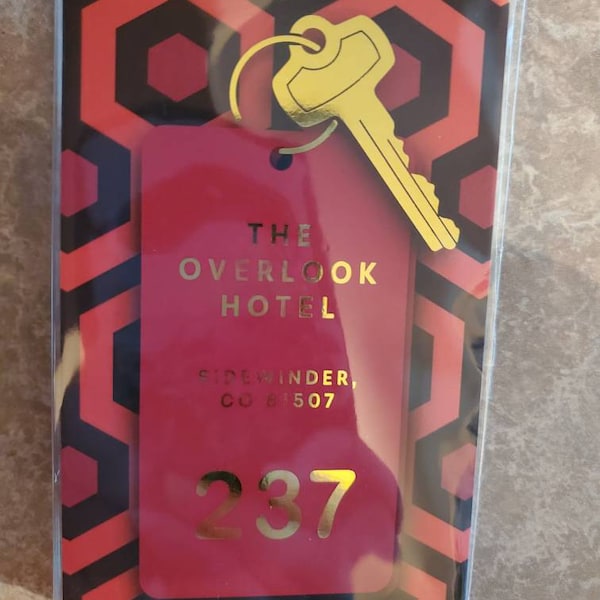 The Shining Overlook Hotel Key Fob Room No. 237 Gold Foil Tarot ...