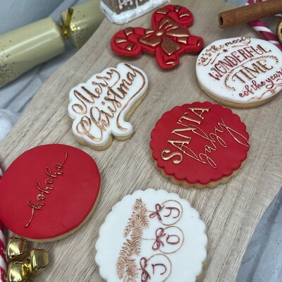 Joy Baubles Popup Embosser Cookie Biscuit Stamp Fondant Cake - Etsy UK