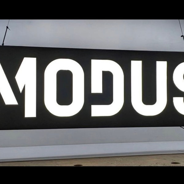 Custom Light Box Sign, With Your Own Text or Logo. for Interior Display ...
