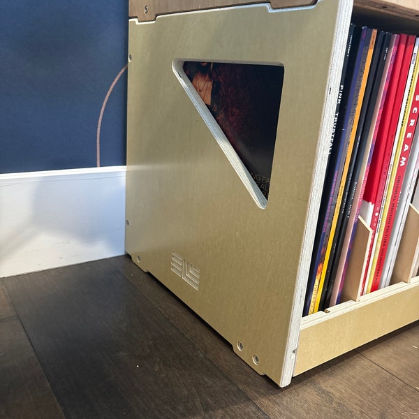 Vinyl LP Record Storage Crate - Stackable - Etsy