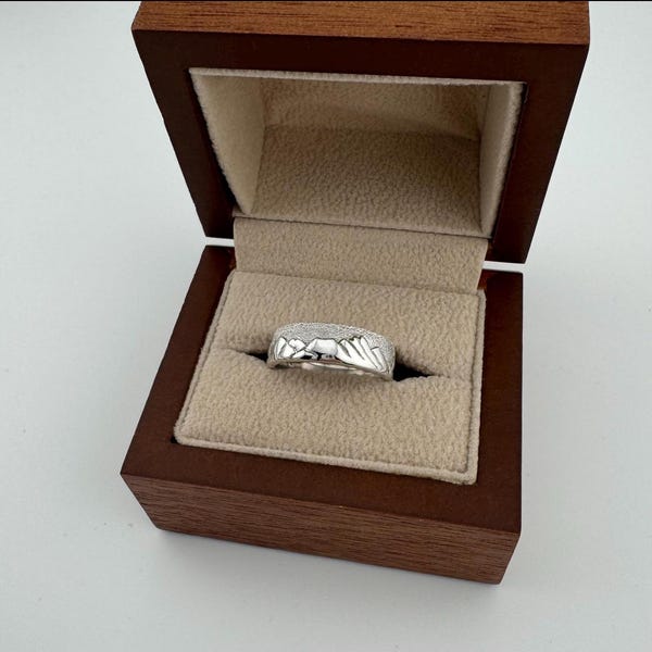 Gold Nautical Wedding Ring / Anchor Ring / Unique Mens Ring / Sailor ...