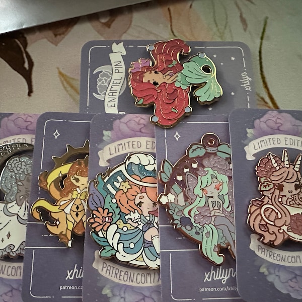 Sea Princess Pin - Etsy