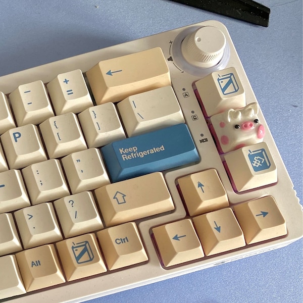 Strawberry Cow Keycap | Artisan Keycap | Cute Keycap - Etsy