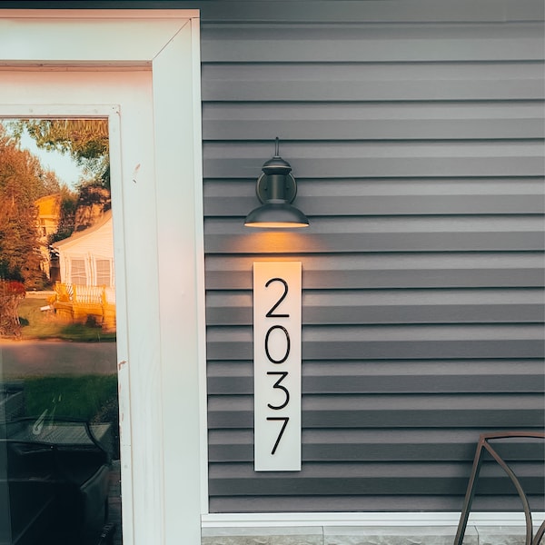 House Numbers Sign Vertical | House Number Sign Horizontal | House ...