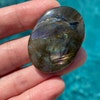 LABRADORITE Worry Stone Natural Stone Hand Carved Gemstone Worry Stone ...