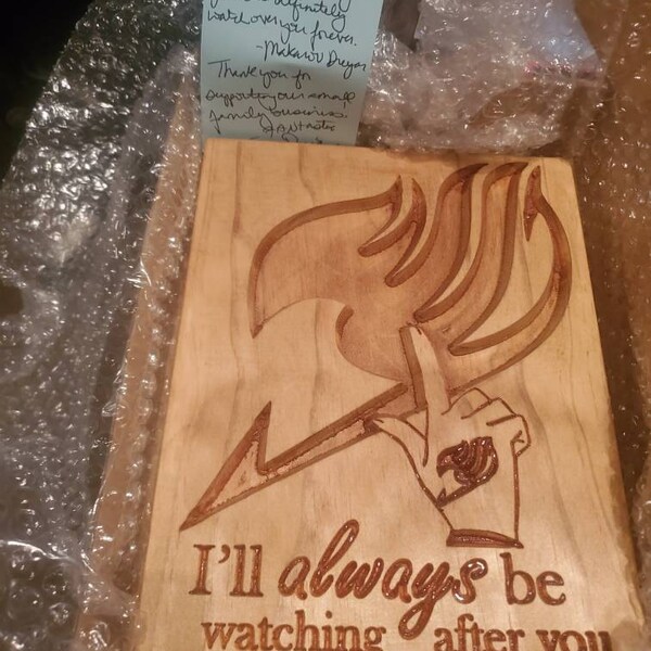 Anime Carved Wooden Sign - Etsy