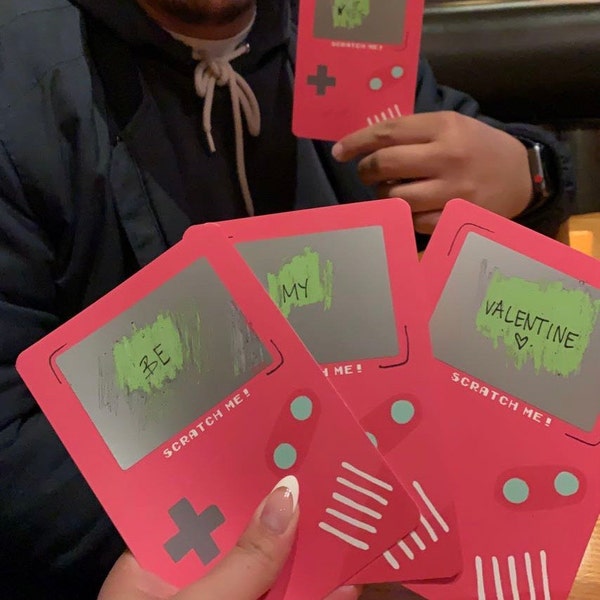 Scratch-off Valentines // 18 DIY Gamer Valentines, Cool Valentines ...