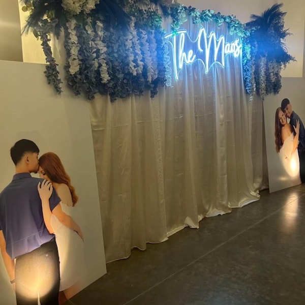 Wedding Photo Board | Birthday Backdrop | Custom Backdrop | Photo Props ...
