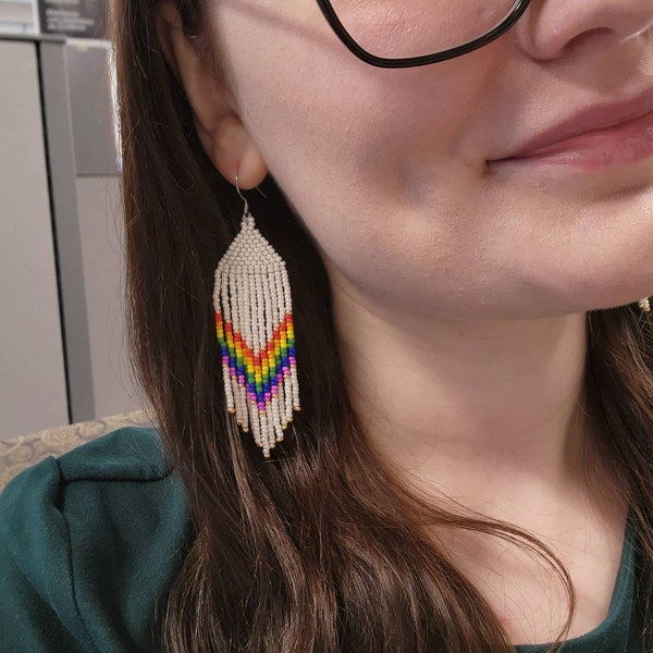 Floral Beaded Set Indigenous Beadwork Mi'kmaq Native American Jewelry ...