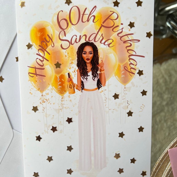 Diamonds & Sparkle Birthday Card - Etsy