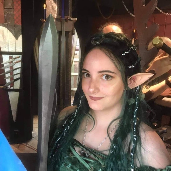 Moon Elf Lace Front Braided Wig Including Hair Accessories, Cosplay Wig ...