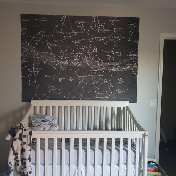 Constellation Print : Nursery Constellation Art - Starry Night Grand ...