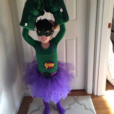 The Incredible Hulk Smash Baby Toddler Girls Avengers Super Hero ...