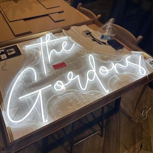 Neon Sign Custom Name, Custom Neon Sign Battery Operated, Neon Sign ...