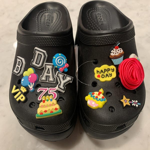 Cute Pink Cherry Blossom Shoe Charm, Girlish Sakura Flower Shoe Buckles ...