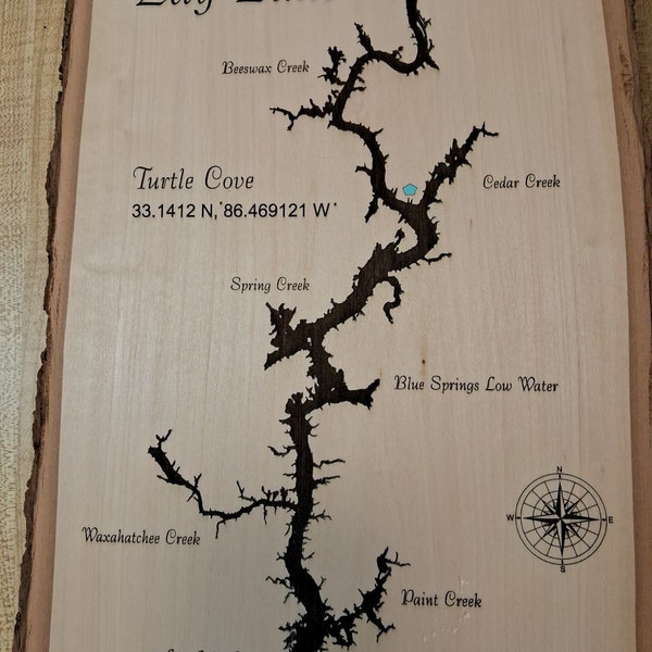 Lay Lake Alabama Map Shape Silhouette Svg Png Dxf Pdf Eps Vector ...