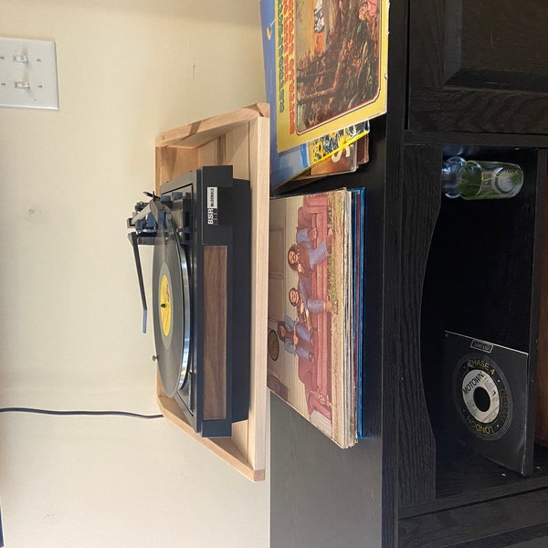 Floating Turntable Shelf / Customizable Record Player Shelf / Projector ...