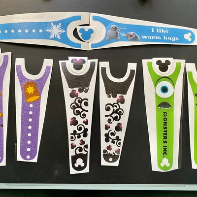 Swirly Mouse Heads MB2 Decal, Vinyl Decal, Magic Band Decal - Etsy