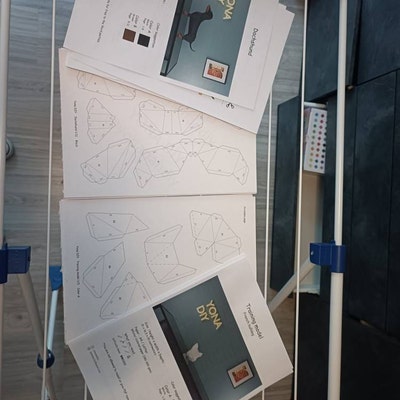 Red Bull Papercraft Template, Abstract Low Poly 3D Origami, Home Decor ...