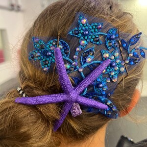 Starfish Hair Clip for Mermaid Costume, Mermaid Accessories, Mermaid ...
