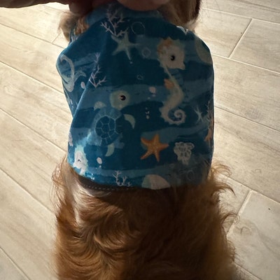 Cacao Breathable Muslin Dog Snood Cocker Spaniel Cotton Summer Snood ...