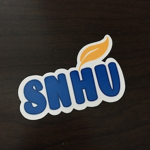 Southern New Hampshire University Sticker / Penmen / Blue&yellow / SNHU ...