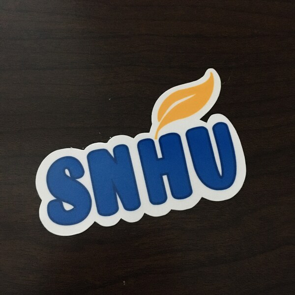 Southern New Hampshire University Sticker / Penmen / Blue&yellow / SNHU ...