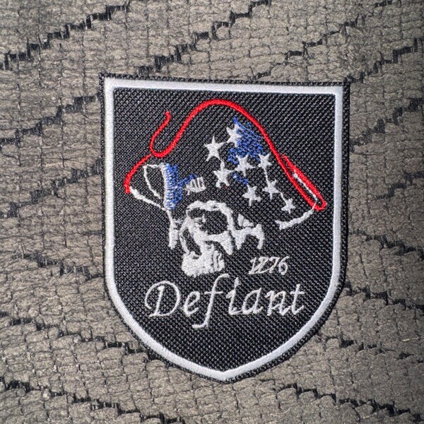 Defiant 1776 Skull Patch - Etsy