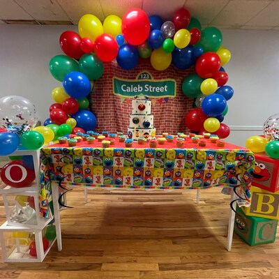 Alphabet & Number Blocks 10x10 Life Size Blocks for Birthdays, Baby ...