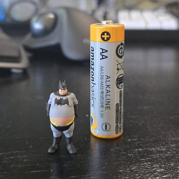 Miniature Mini Action Figure Bat Man Pension Diorama Diecast Scale 1/64 ...