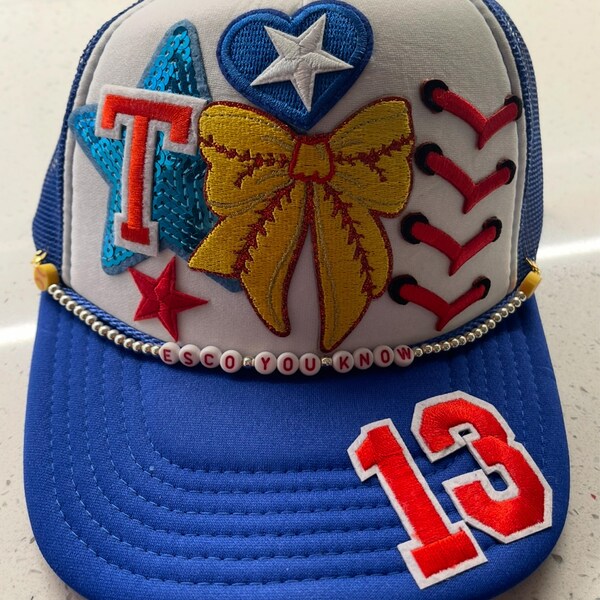 Mizzou Hat, Trucker Hat With Patches and Custom Tiger Chain, MU Hat ...